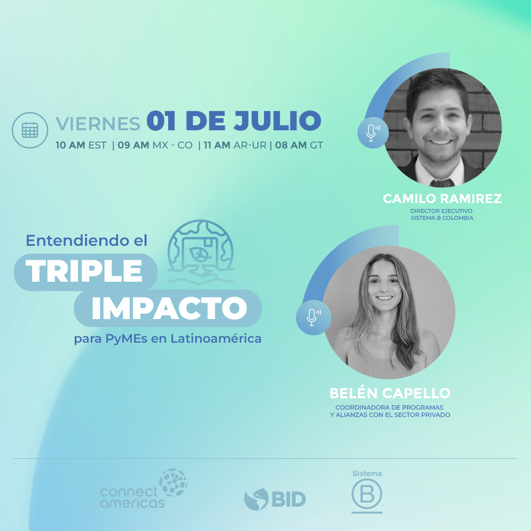 WEBINAR SOBRE EL TRIPLE IMPACTO PARA PYMES EN LATAM - Negocios en el Sur